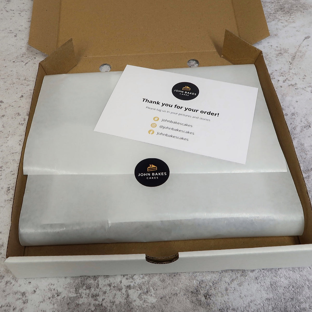 Postal Boxes – John Bakes Cakes